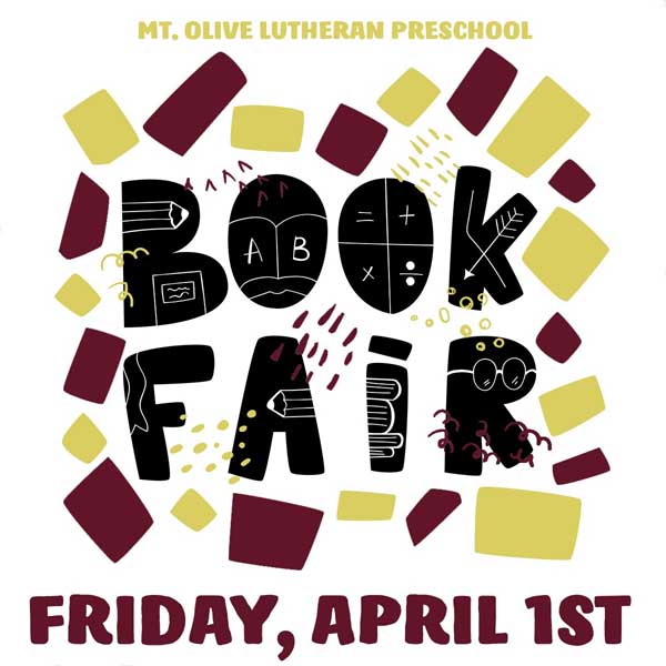 Scholastic Book Fair 2022 - Mt. Olive Lutheran Preschool